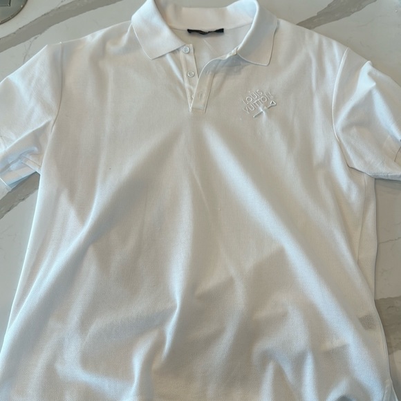 Louis Vuitton | Shirts | Mens As Islv Signature Polo With Embroidery Sz ...